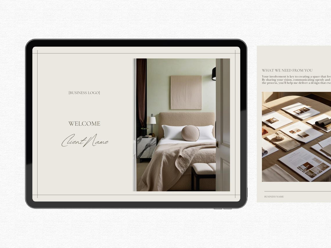 Interior Design Welcome Guide 2-in-1. Full Design Service & E-design ...