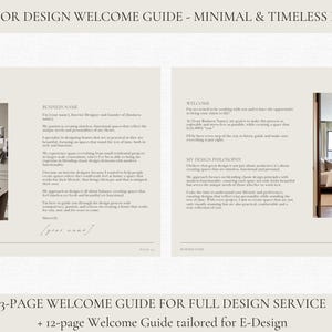 Interior Design Welcome Guide 2-in-1. Full Design Service & E-design ...
