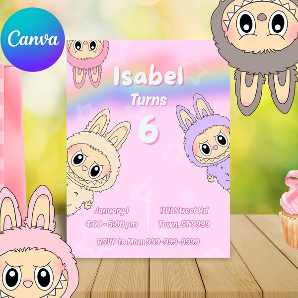 Labubu Template - Etsy