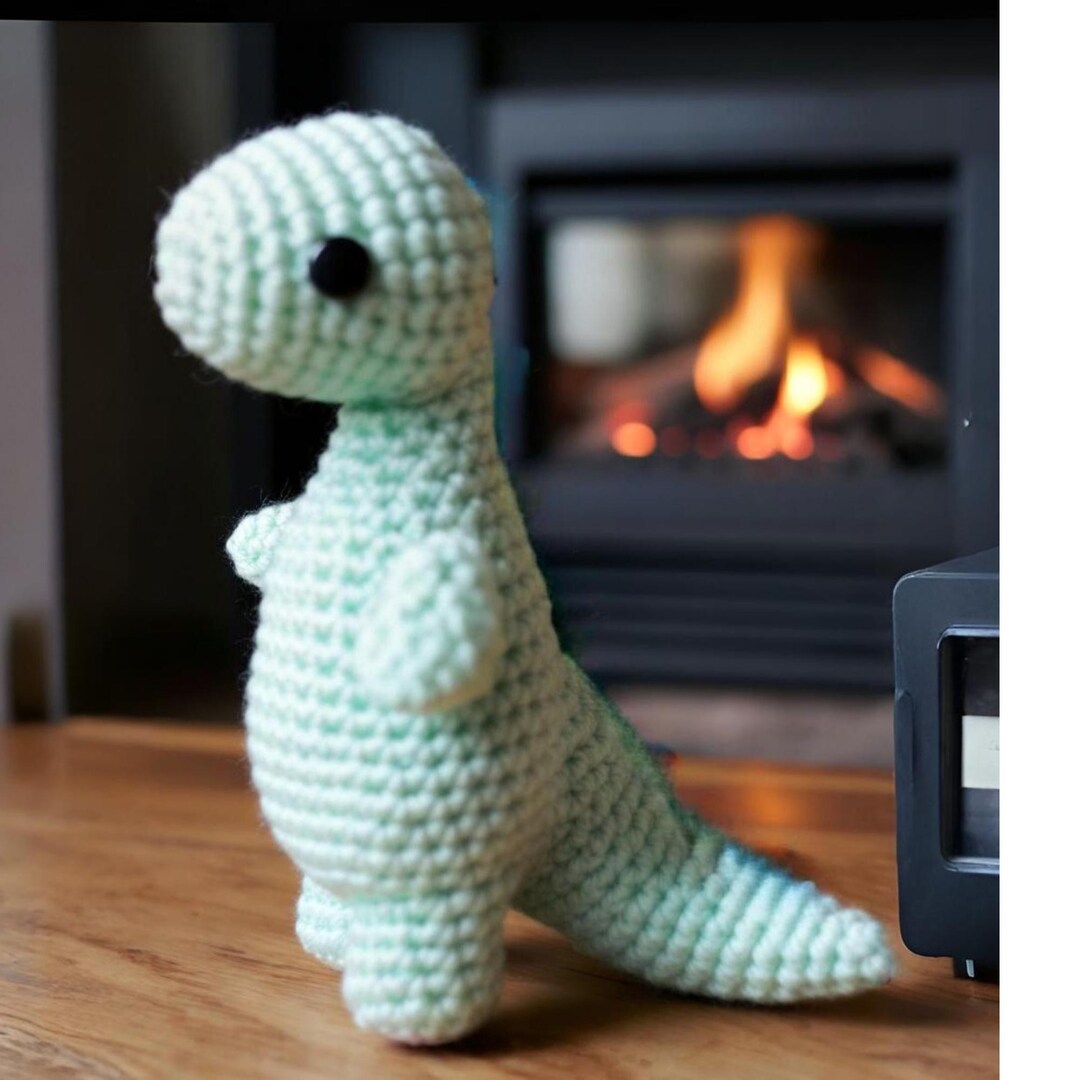 Mini T-rex Amigurumi Crochet Pattern–diy Dinosaur Plush Toy–easy PDF ...