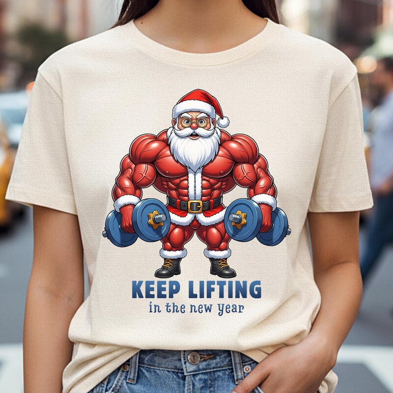 Christmas Buff Santa - Etsy