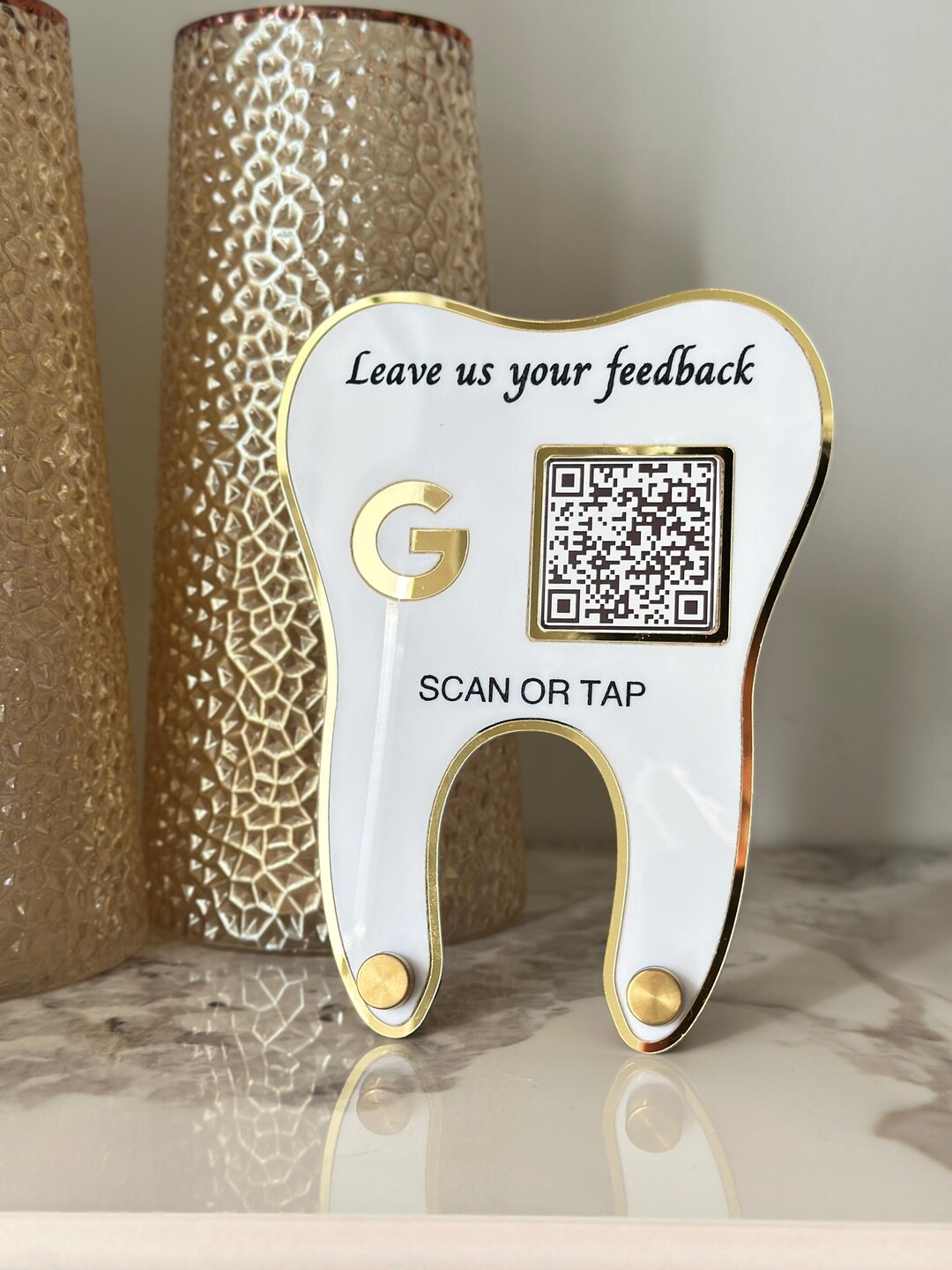 Google Review Qr Code/ NFC Tap | Dental Sign | Business Sign | NFC Tap ...