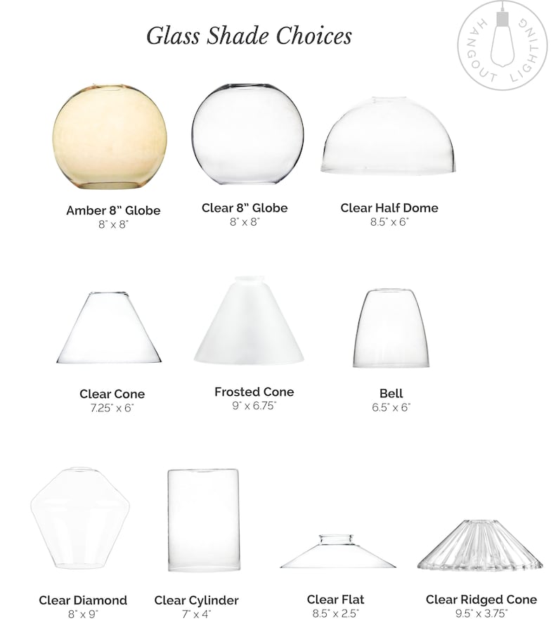 Custom Glass Shade Pendant Light - Design Your Own Unique Ceiling ...
