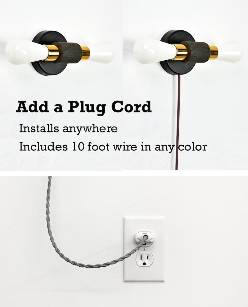 Modern Smoke LED Two Light Wall Lamp Vanity Light Fixture | Etsy