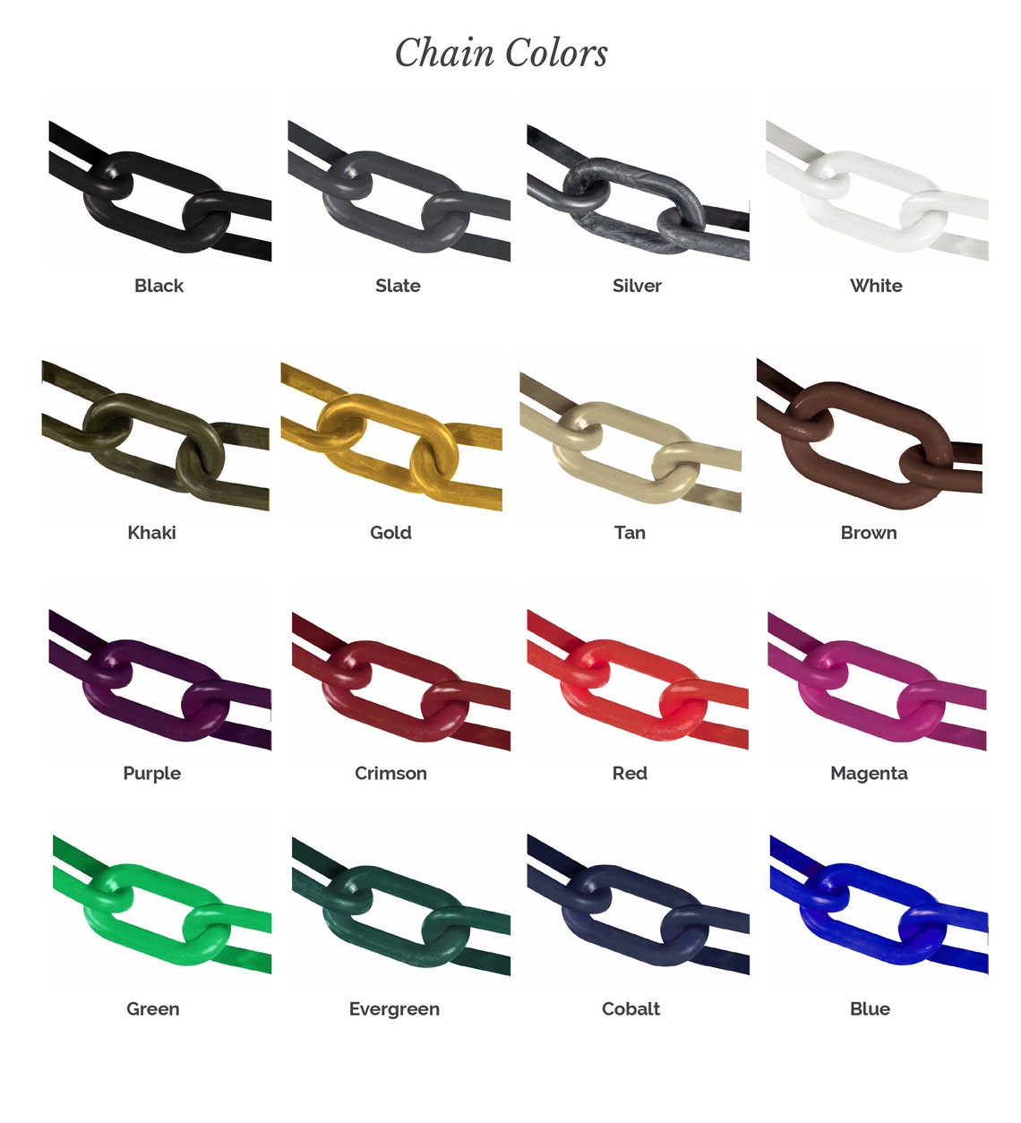 Thick 4" Chain Pendants With Metal Shades - Custom Finishes ...