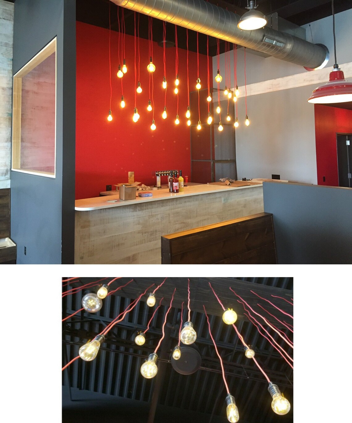 Long Bar Commercial Lighting Restaurant Custom Colors and Sizes UL ...