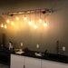 9 Pendant Light Pipe Wrap Chandelier Rustic Living Room Lighting - Etsy