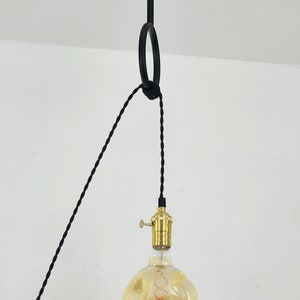 Large Loop Hook 5" X 9.5" - Brass Hook or Black Hook - Large Loop Ring ...