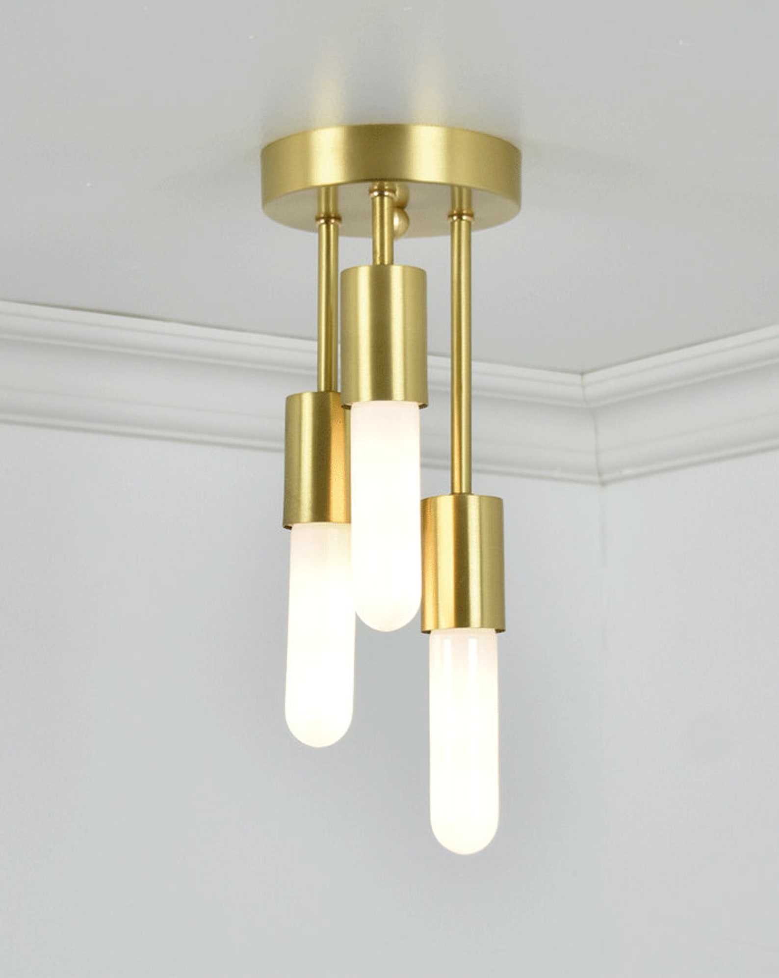 Milk White LED Opaque Light Bulbs - Modern 3500K 4W LED Tube Edison 2 ...