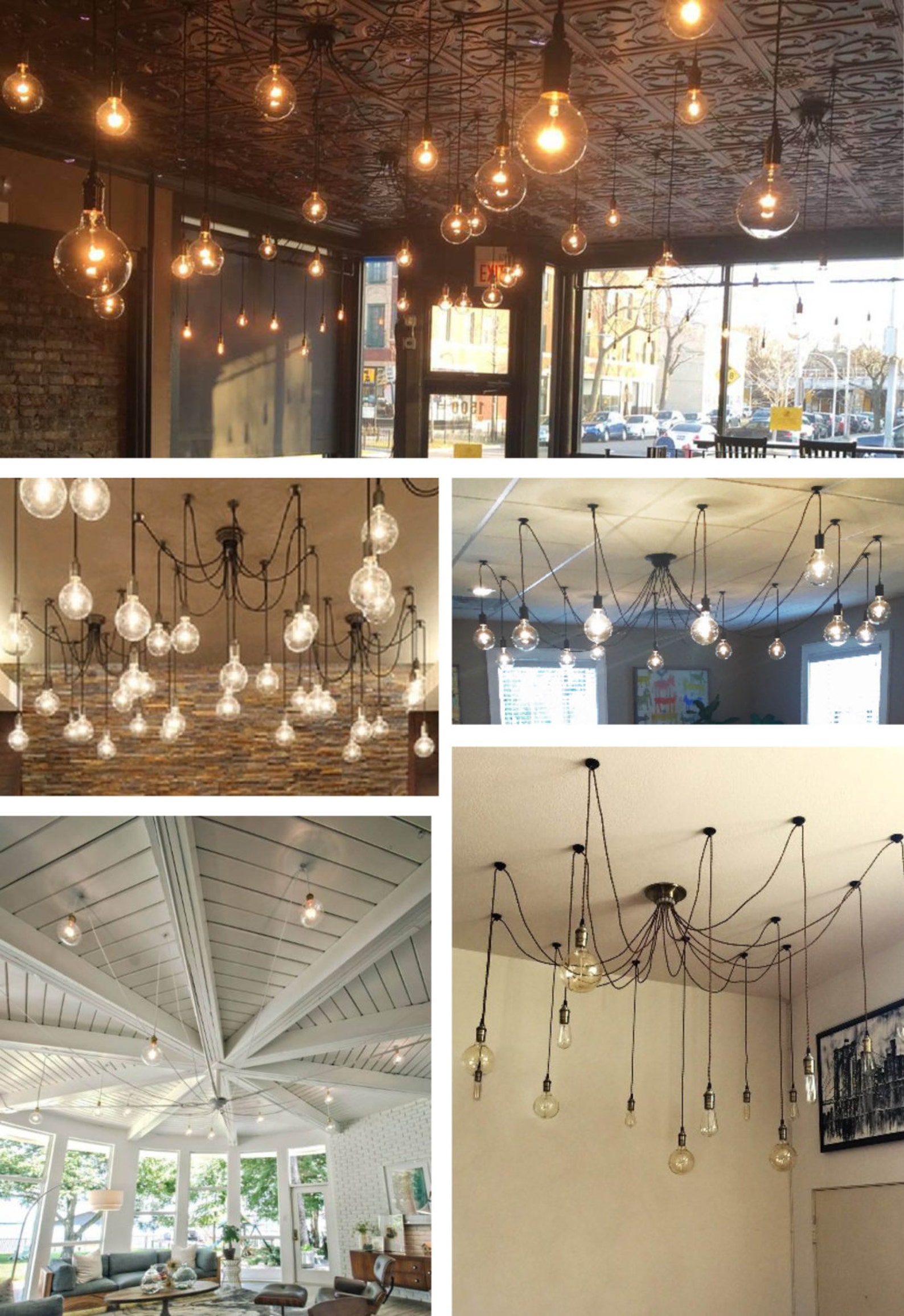 14-pendant Swag Chandelier: Elegant Cafe and Restaurant Lighting ...