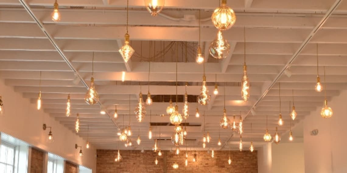 XL Oversized Bulbs LED Edison Filament E26 Modern Glass Lamp | Etsy