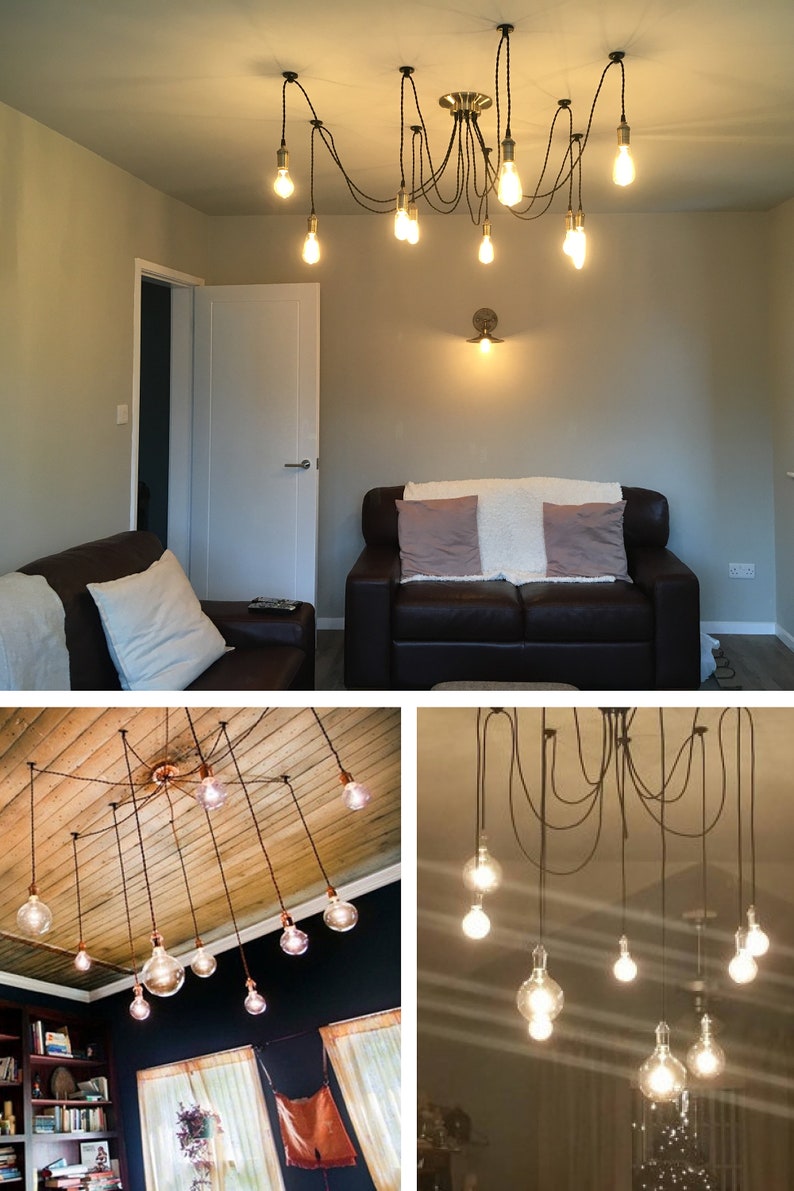 Swag Pendant Light Ceiling Fixture Custom Chandelier - Etsy