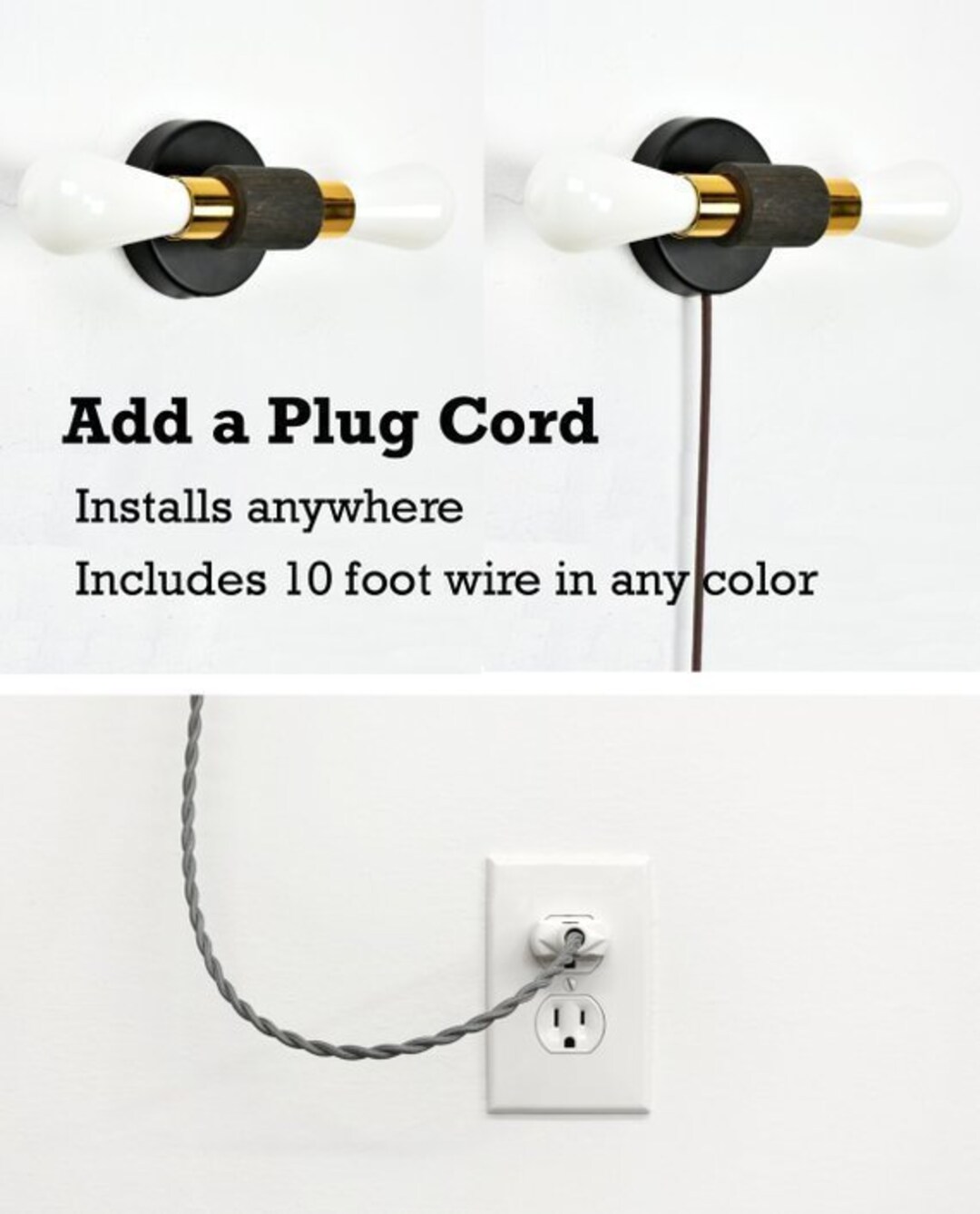 ADD ON: Make It Plug In - Etsy