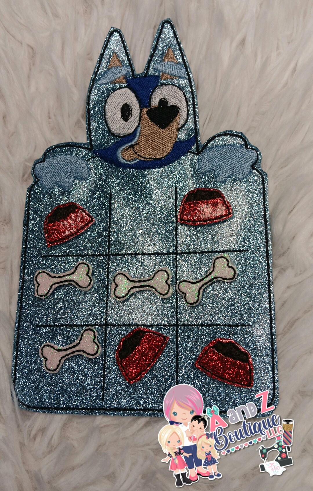 Bluey Tic Tac Toe Board - Etsy
