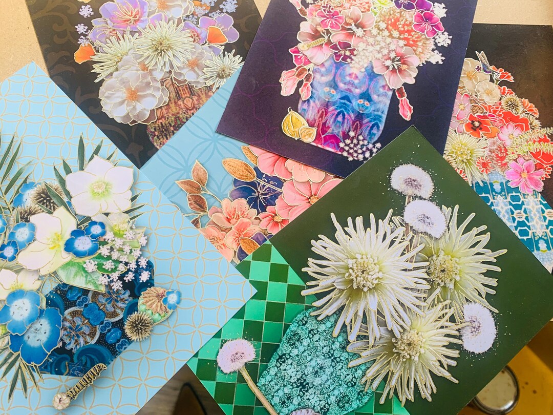 Flower Portraits Limited Edition Prints - Pack of 6 A5 Flower Portraits ...