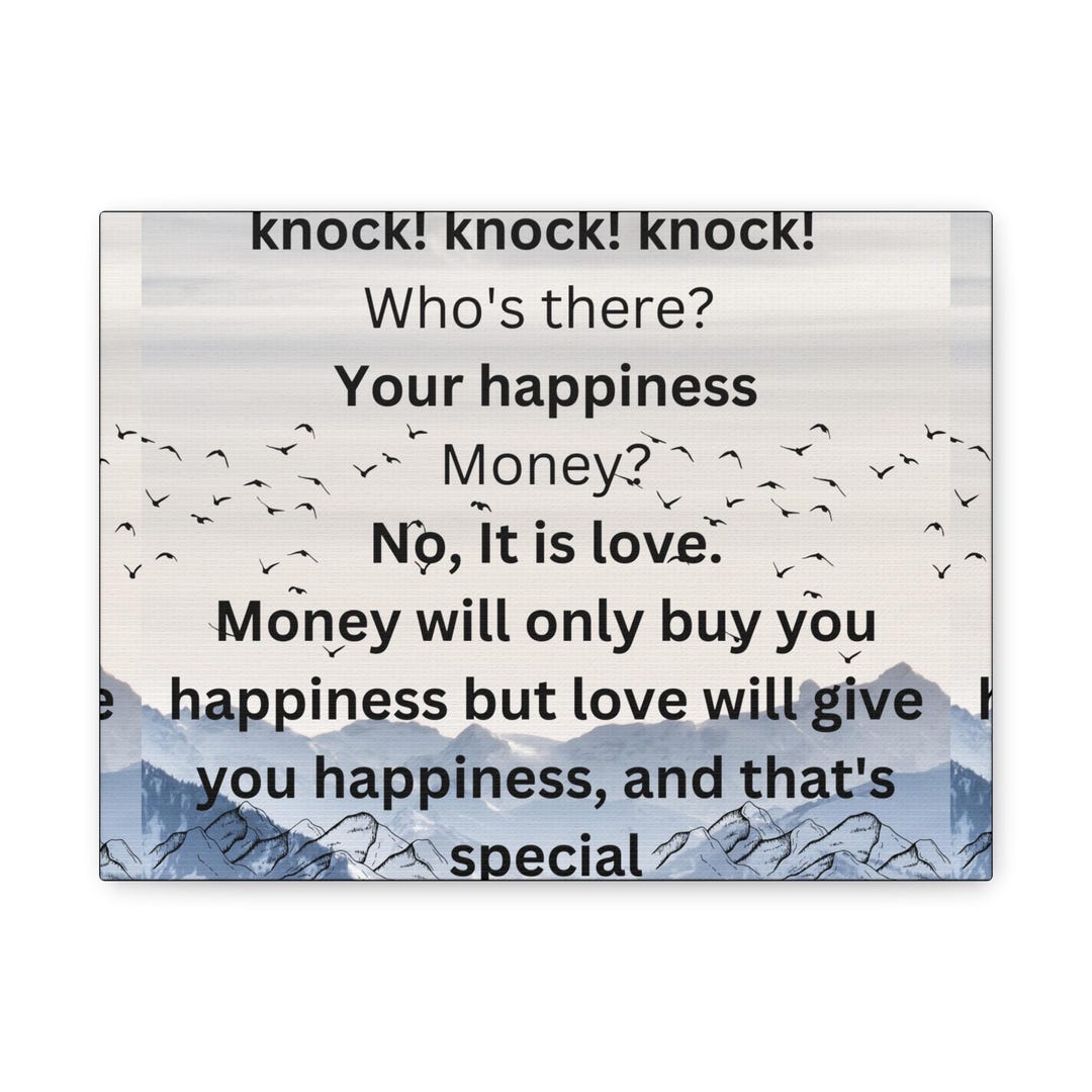 Motivational Wall Art Canvas, Inspiring Home Decor, Tik Tok Clock ...