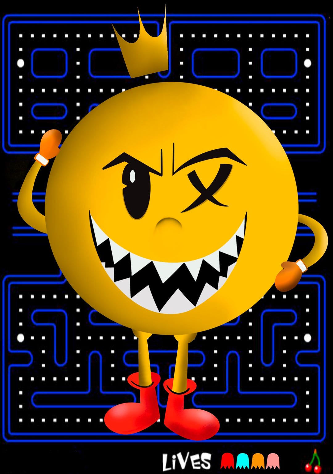 King PAC Man - Etsy
