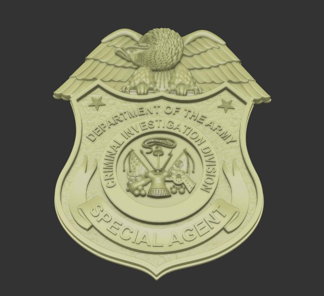 3d STL File for Cnc/3d Printing Department of the Army Criminal ...