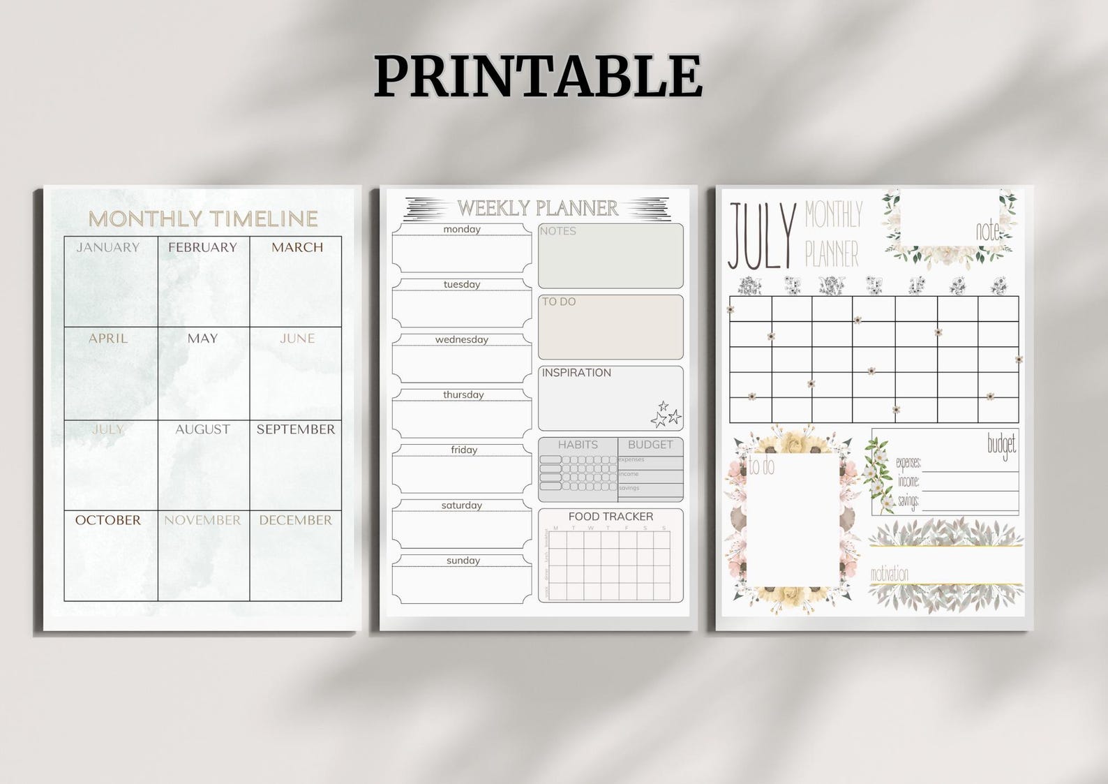 Best 2025 Digital Planner - Weekly, Mounthly and Yearly Calendar ...