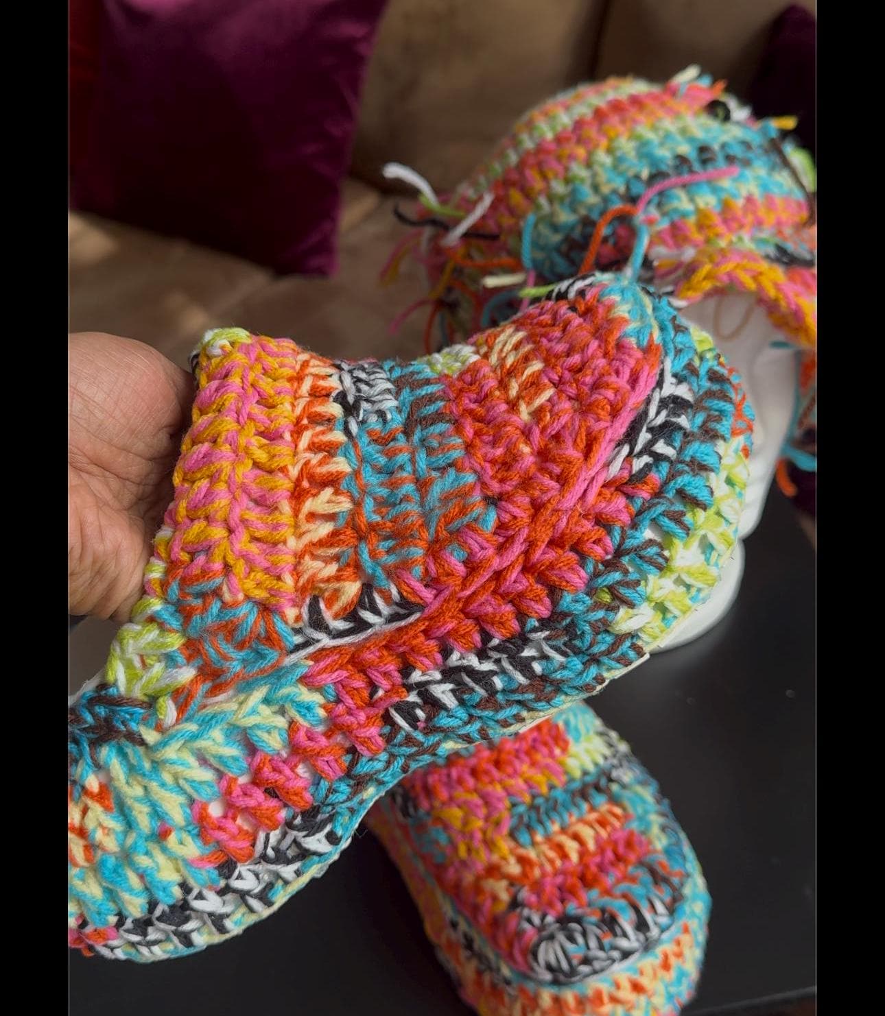Crochet Platform Clogs - Etsy
