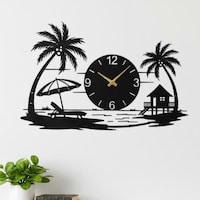 Rustic Palm Tree Pendulum Clock - Etsy