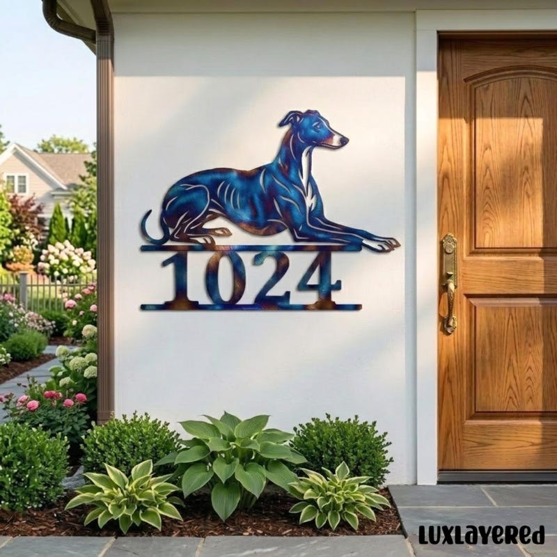 Metal Whippet Sign - Etsy