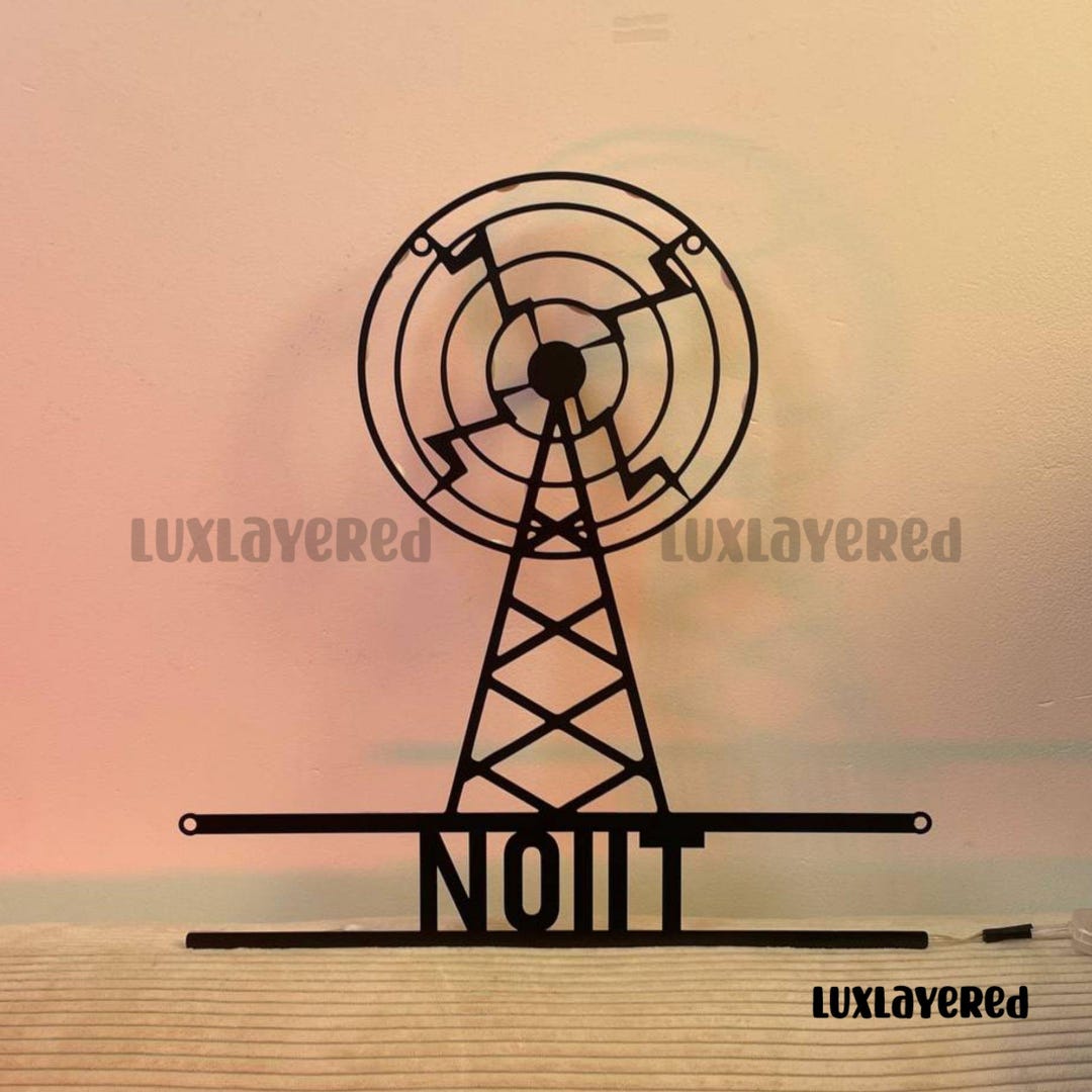 Personalized Ham Radio Metal Sign, Ham Radio Led Light, Ham Radio Led ...