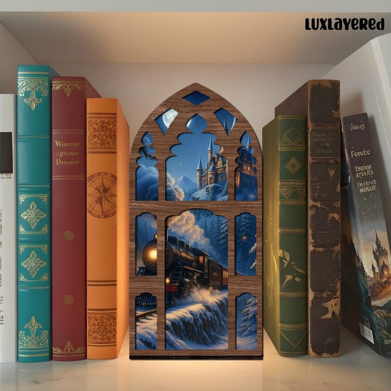 Wooden Train Book Shelf - Etsy