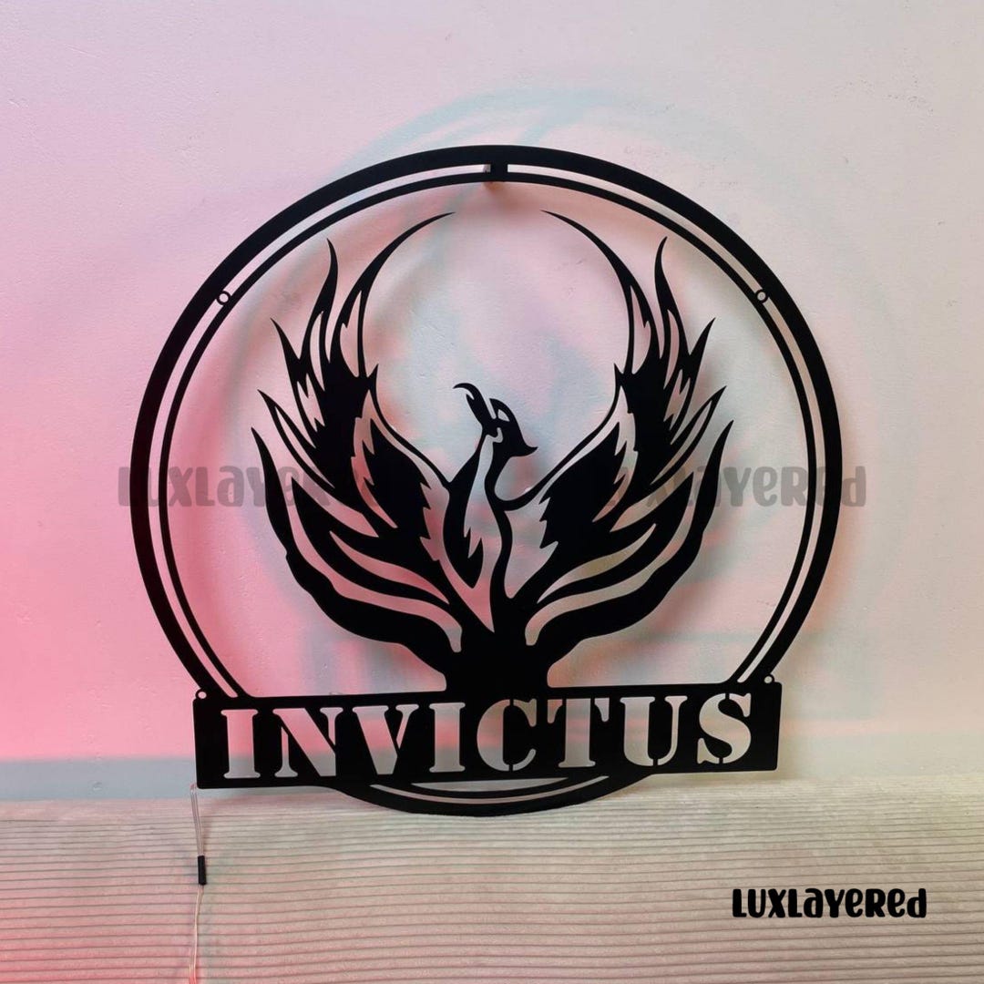 Personalized Phoenix Metal Sign, Phoenix Led Light, Phoenix Name Metal ...