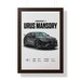 Luxury Framed Urus Mansory Vertical Poster, High-end Car Wall Art ...