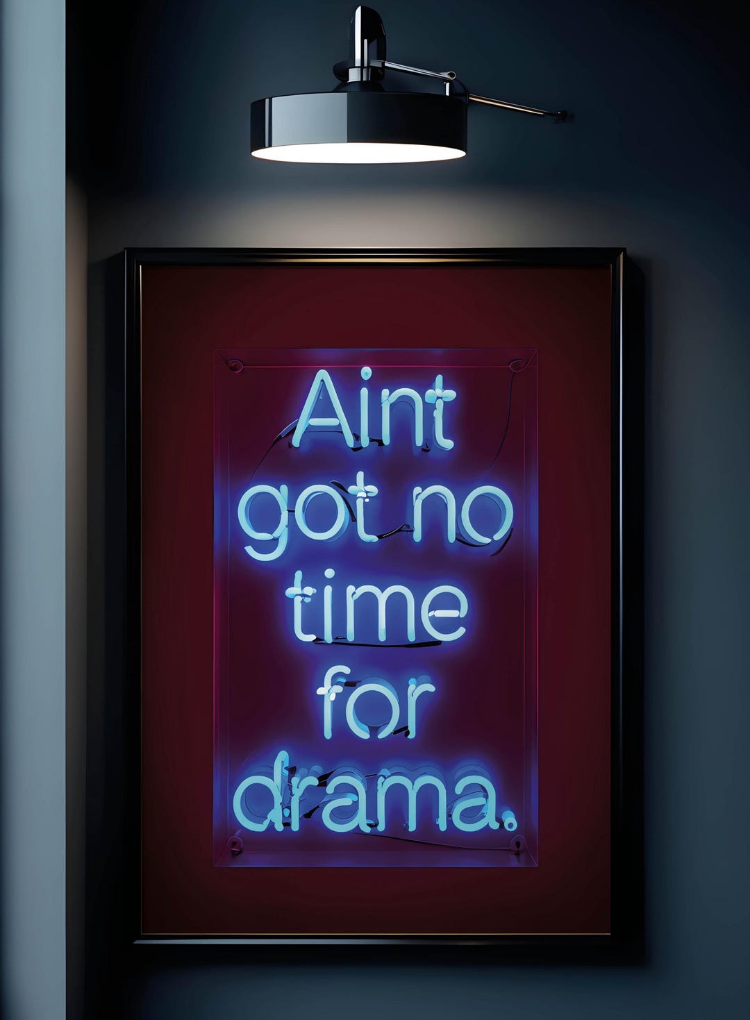Neon Motivational Sign | Digital Download Home Decor | Modern Printable ...