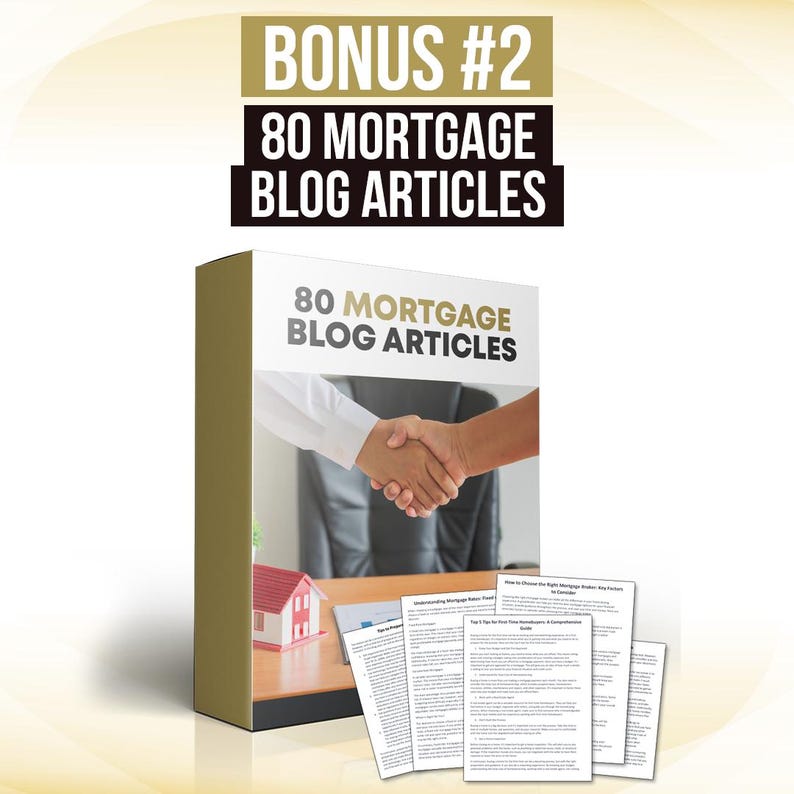 200 Mortgage Broker Posts for Social Media With Your Logo and Brand ...