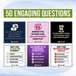 200 Retirement Planning Posts for Social Media With Your Logo and Brand ...