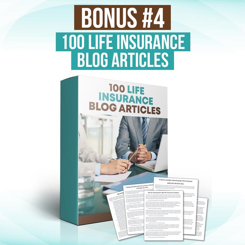 500 Life Insurance Posts for Social Media With Your Logo and Brand ...