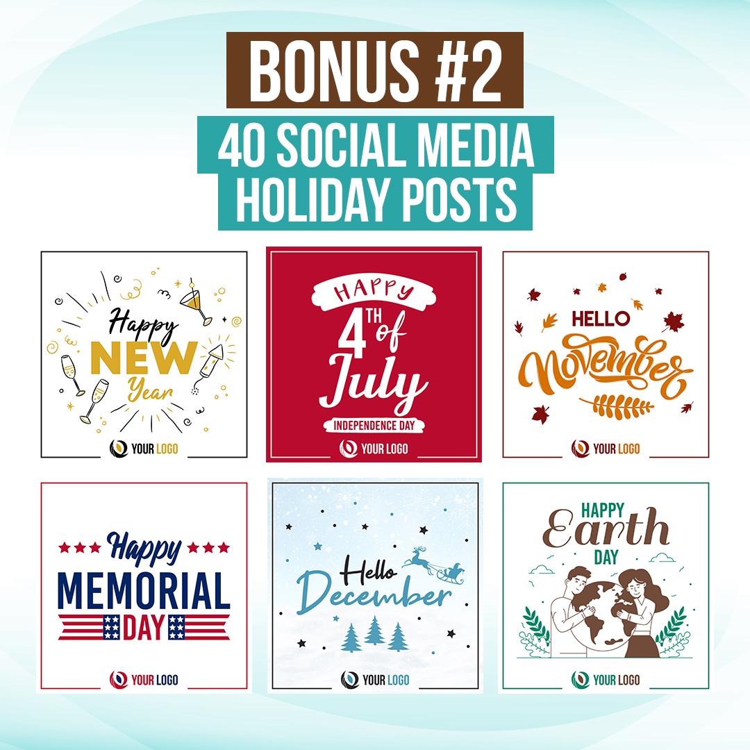 500 Life Insurance Posts for Social Media With Your Logo and Brand ...