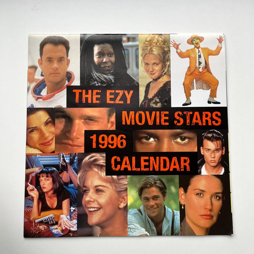 Video Ezy 1996 Calendar - Etsy