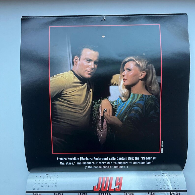 Star Trek Original Series 1996 and 1997 Calendars - Vintage TV Show ...