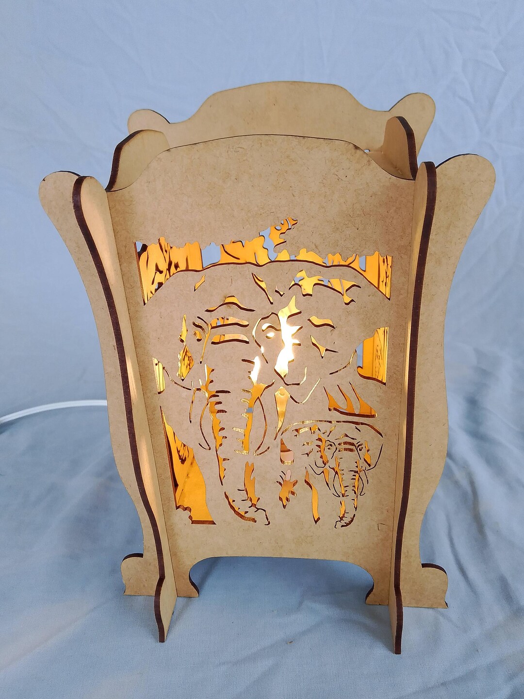 Africa Big 5 Table Lamp. Elephant. Ai, Cdr, Dxf, Pdf, Svg. - Etsy