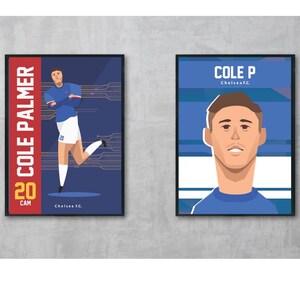 Cole Palmer 2 in 1 Digital Poster, Chelsea FC Rising Star and Iconic ...