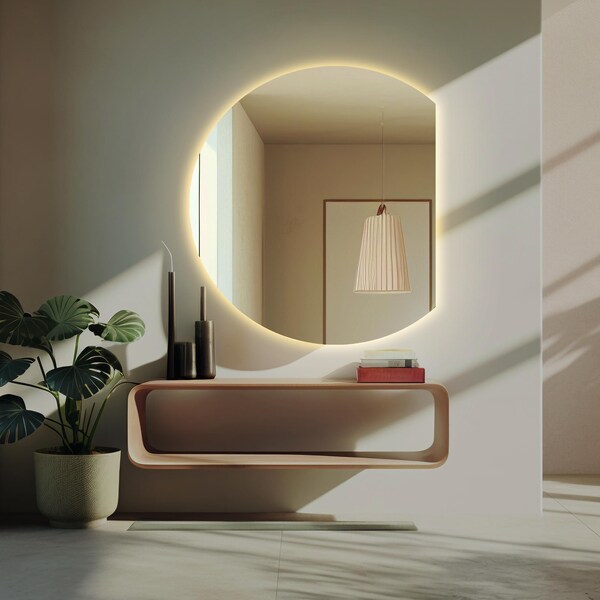 Radius Mirror - Etsy