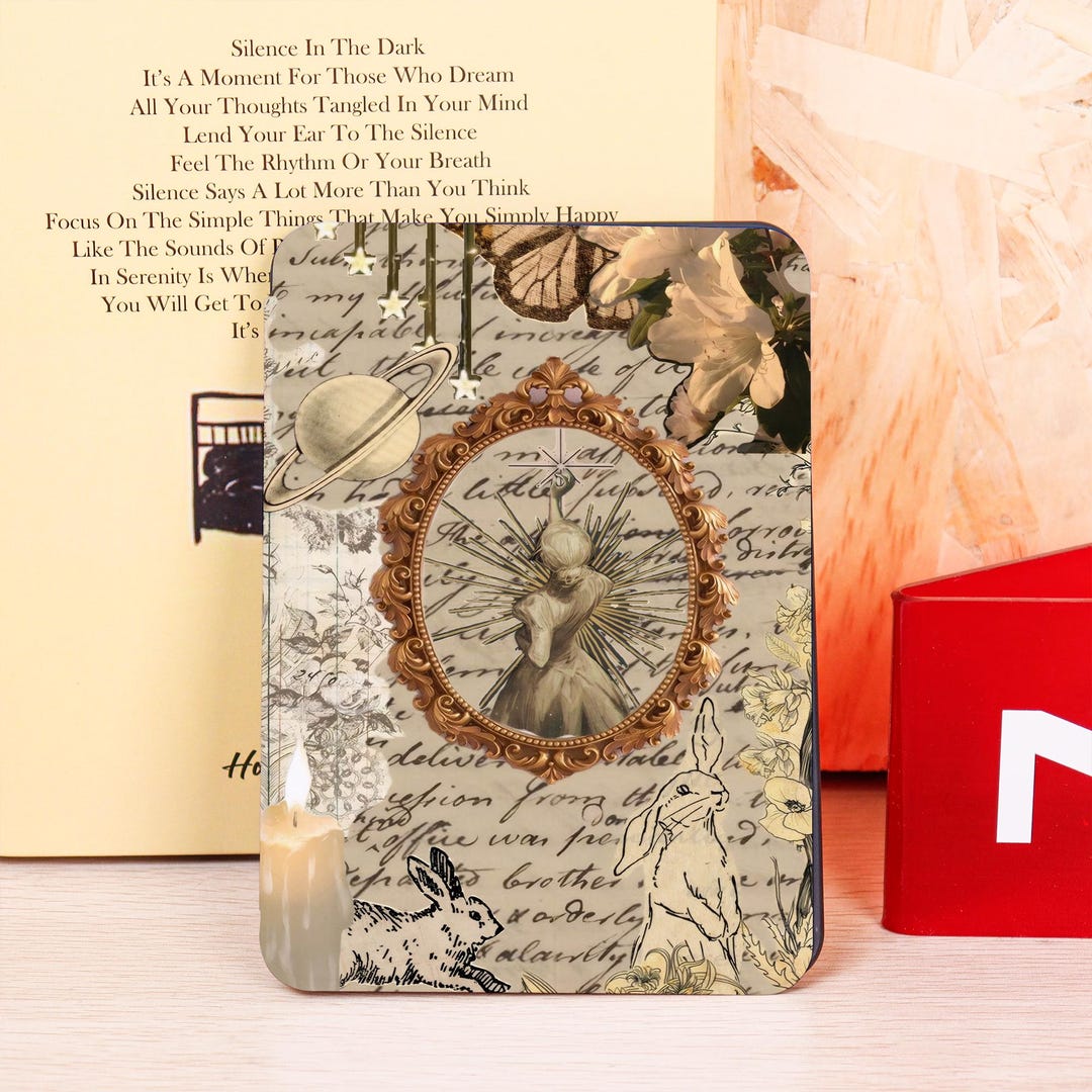 Vintage Mystical Frame Case With Hand Strap for Paperwhite 10/11/12 ...