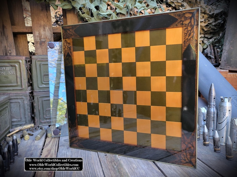 Large Military Caliber Bullet Shell Chess Set- With Custom Steel Banded ...