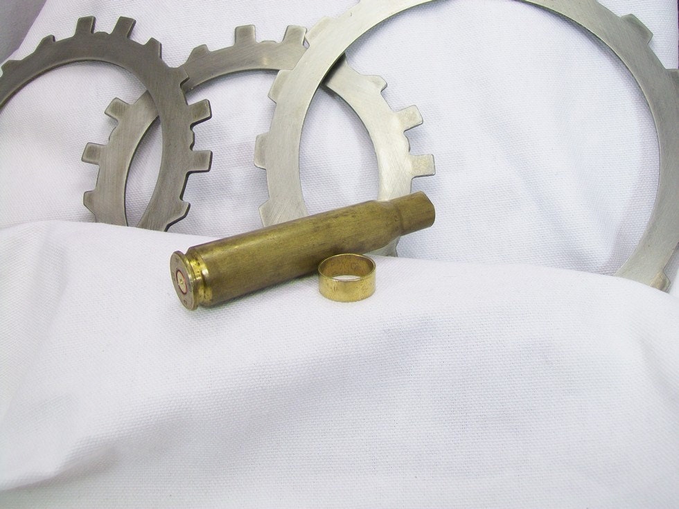 50 Caliber Shell Casing Brass Ring-free Shipping to the U.S. - Etsy