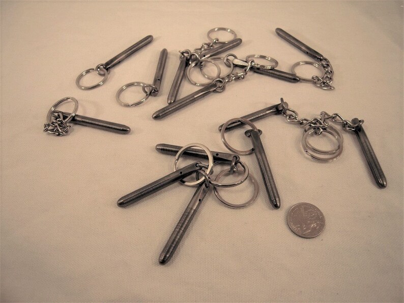 KEYCHAIN Vintage 1909 Rudolph Piano Co. Piano tuning pegs. | Etsy