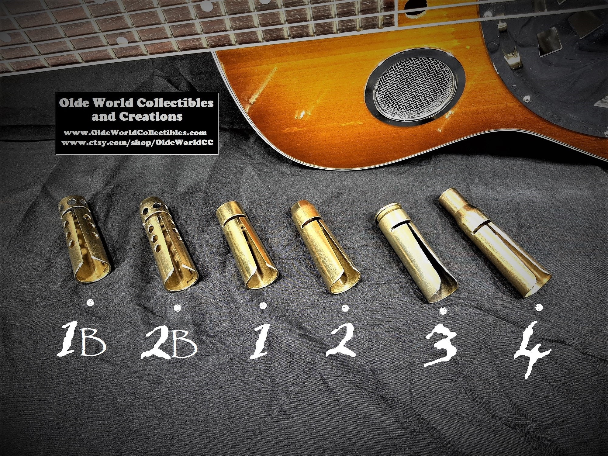 50 Caliber Bullet Shell Guitar Slide- 6 Versions - Etsy