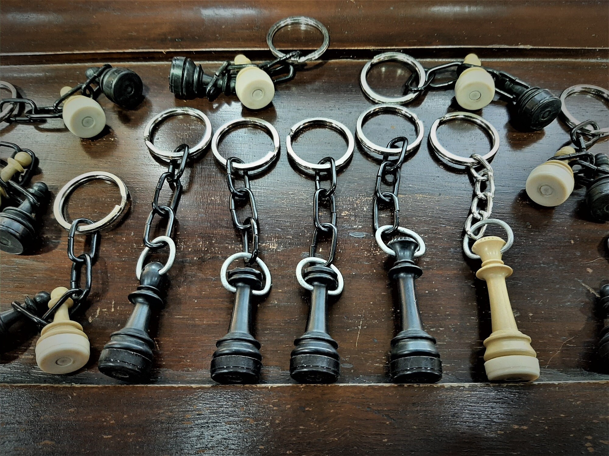 Chess Pieces Keychains Small Size - Etsy
