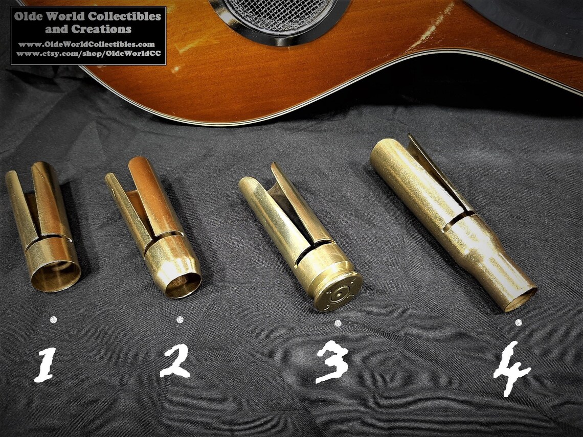 50 Caliber Bullet Shell Guitar Slide- 6 Versions - Etsy