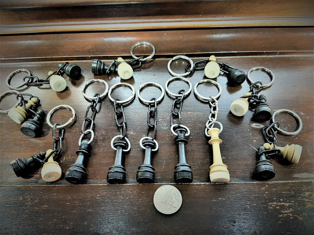 Chess Pieces Keychains- Small Size - Etsy
