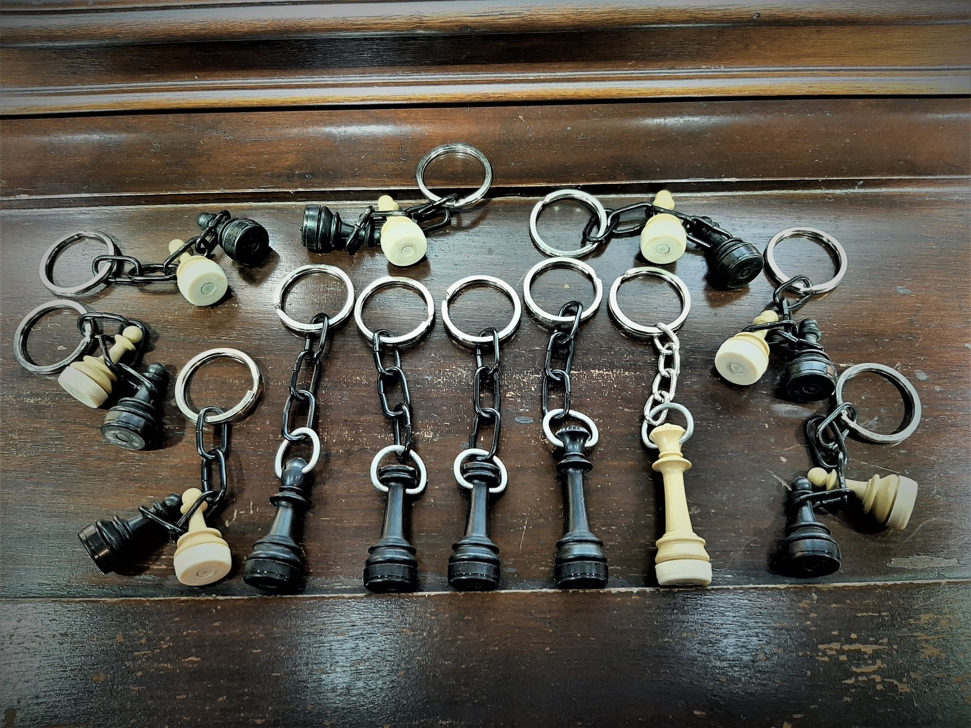 Chess Pieces Keychains Small Size - Etsy