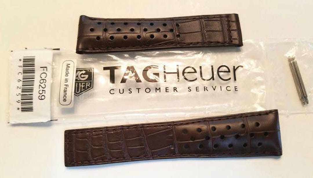 TAG Heuer Silverstone Brown Leather Strap CAM2111 FC6259 Model New ...